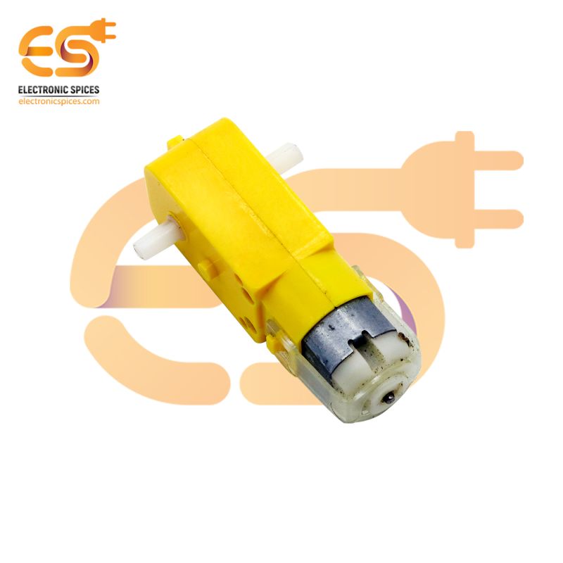 Combo of Single Shaft BO Motor and Rubber Wheels for DIY Robot Smart ...