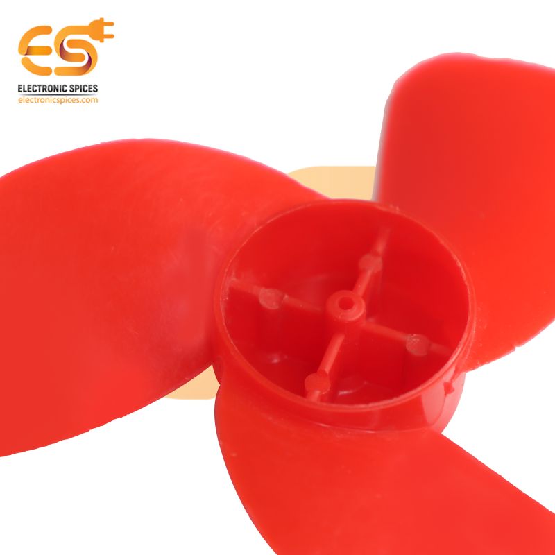 Buy 50mm Diameter 3 Blade Nylon Glass Fiber Build Fan Propeller For 5V CC