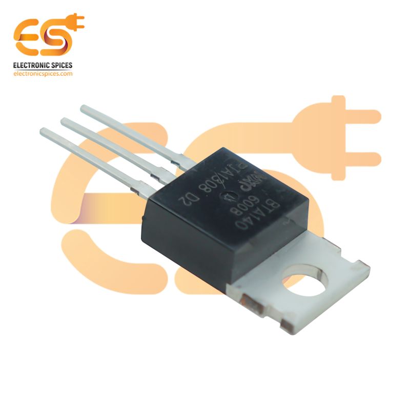 BTA140-600B Transistors 600V TO-220 Package Pack of 5 at Electronic Spices