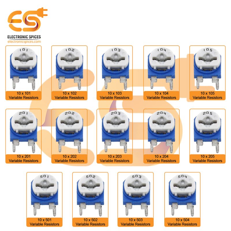 Variable Resistor Trimmer Potentiometer Assortment Kit