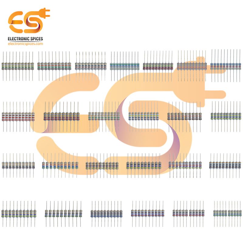 Buy Combo of 25 Resistor Components: 250 Pieces (10 Pieces Each) for ...