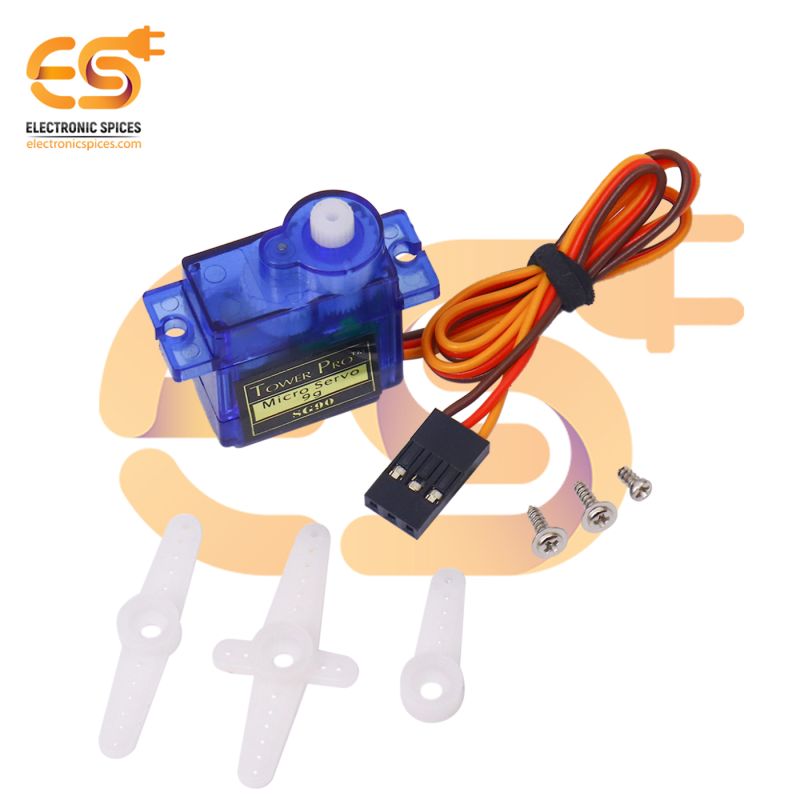 Combo: SG90 Micro Servo Motor with Multicolor Jumper Wire Cables ...